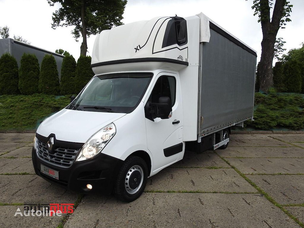 Renault MASTER PLANDEKA 12 PALET WEBASTO KLIMATYZACJA TEMPOMAT LEDY ASO kamion s ceradom < 3.5t