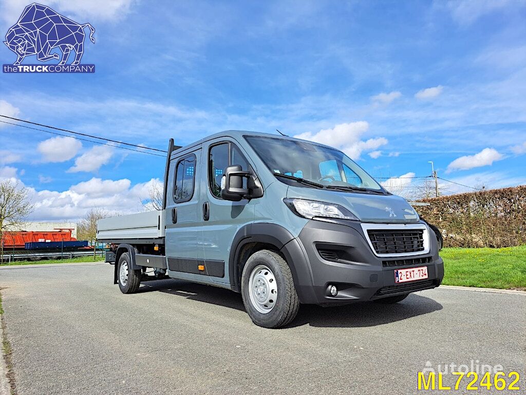 Novi Peugeot Boxer open laadbak dubbele cabine 435 L4 2.2 BleuHDI 165 Euro 6 kamion kiper < 3.5t