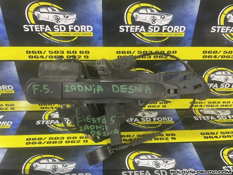 Ford Fiesta 02-08 Zadnja Desna Brava Mat Crna