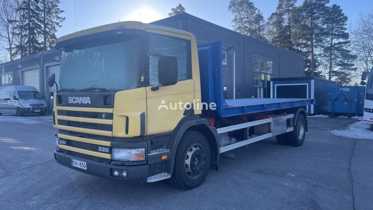 Scania P94 4×2 Multilift vaijerilaite kamion sa kukom za podizanje tereta