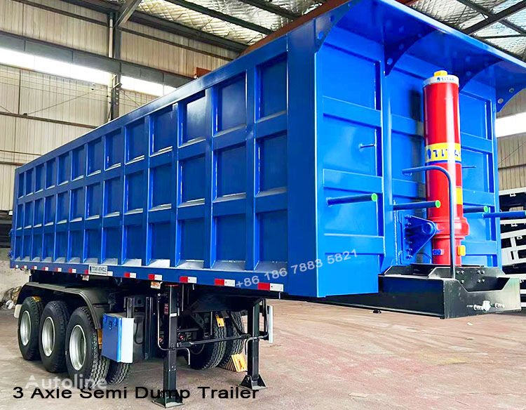 Nova Tri Axle Dump Tipper Truck Trailer for Sale in Trinidad poluprikolica kipera