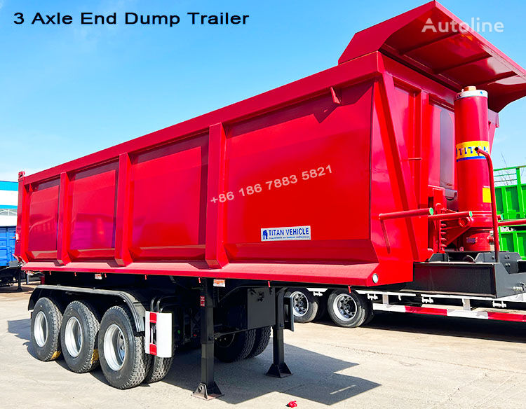 Nova End Dump Semi Trailer for Sale in Dominican Republic poluprikolica kipera