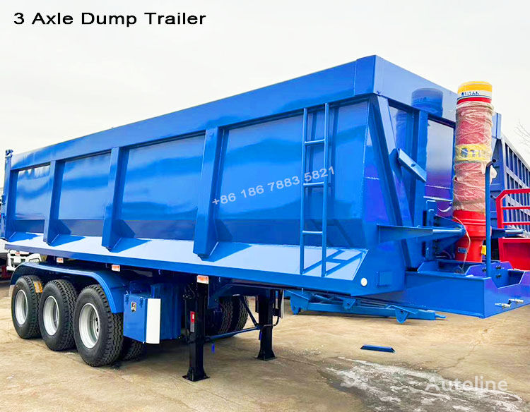 Nova TITAN 3 Axle Rear End Dump Trailer for Sale - W poluprikolica kipera