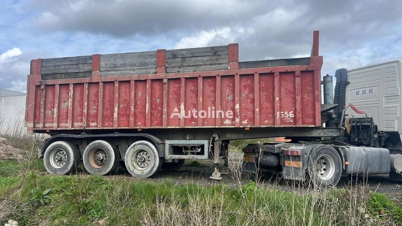 Fruehauf 3 asser luchtvering poluprikolica kipera