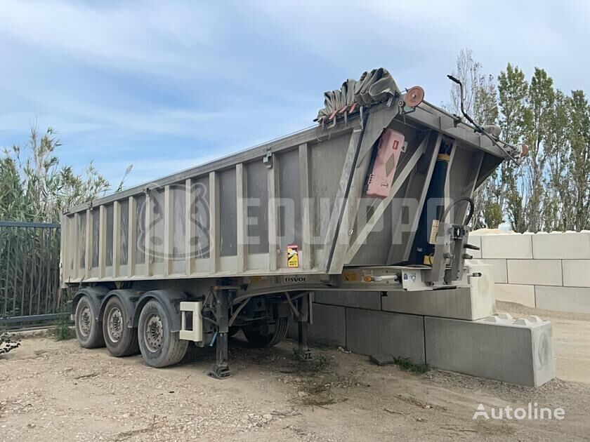 Tisvol A-830140-EAL 3-axle Aluminium Dump-trailer (not Forez, not Meill poluprikolica kipera