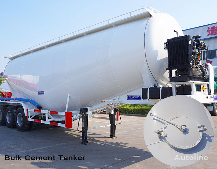 Nova 3 Axle Cement Bulker Tanker Truck Trailer for Sale cisterna za prevoz cementa
