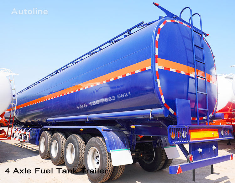 Nova 4 Axle Insulated Fuel Tank Trailer - Semi Tanker Trailer cisterna za goriva i maziva