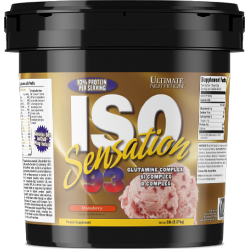 Ultimate Nutrition Iso Sensation 93, Jagoda, 2,2kg