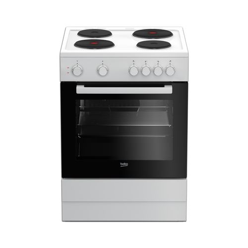 Beko FSS 66000 W Električni šporet, Konvencionalna rerna, Širina 60 cm, Bela boja