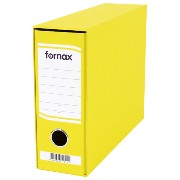 Registrator A5 široki u kutiji Fornax 14593 žuti