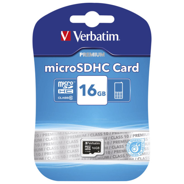 Kartica memorijska micro SDHC 16GB (class 10) Verbatim 44010 blister