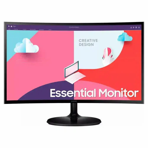 Samsung LS24C364EAUXEN Monitor 24" 1920x1080/FHD VA/75Hz/4ms/VGA/HDMI/Freesync/VESA/Curved