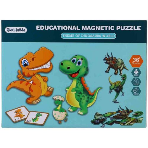 Best Luck Magnet Puzzle Dino