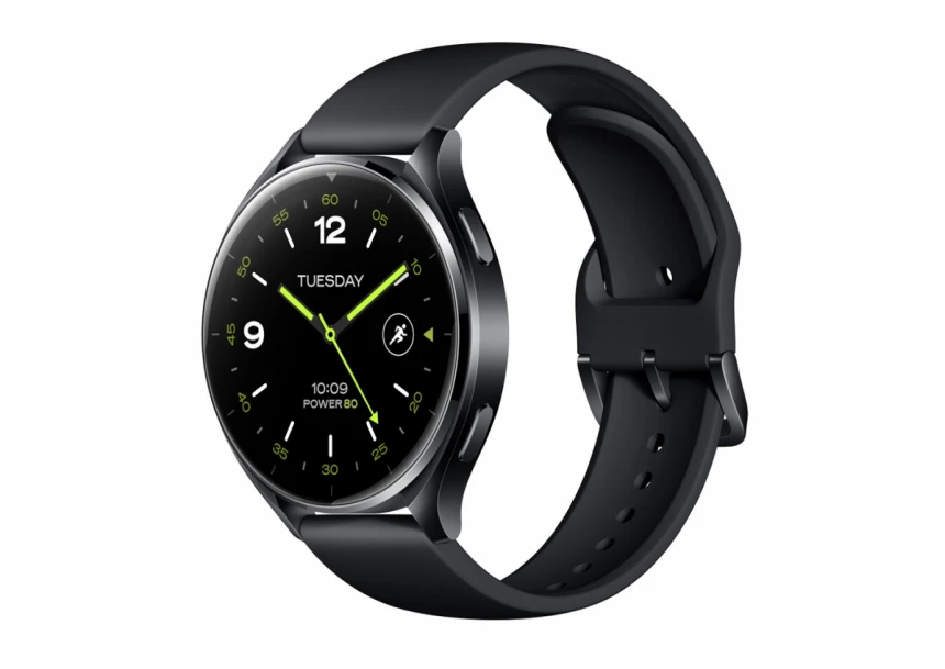 Xiaomi Watch S2 Black Case with Gray TPU Strap