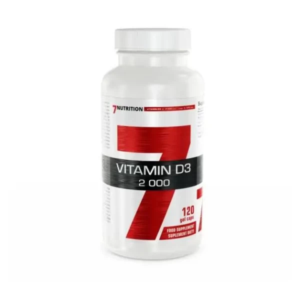 7 NUTRITION VITAMIN D 2000- 120 GEL KAPSULA