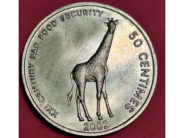 50 Centimes 2002 Kongo