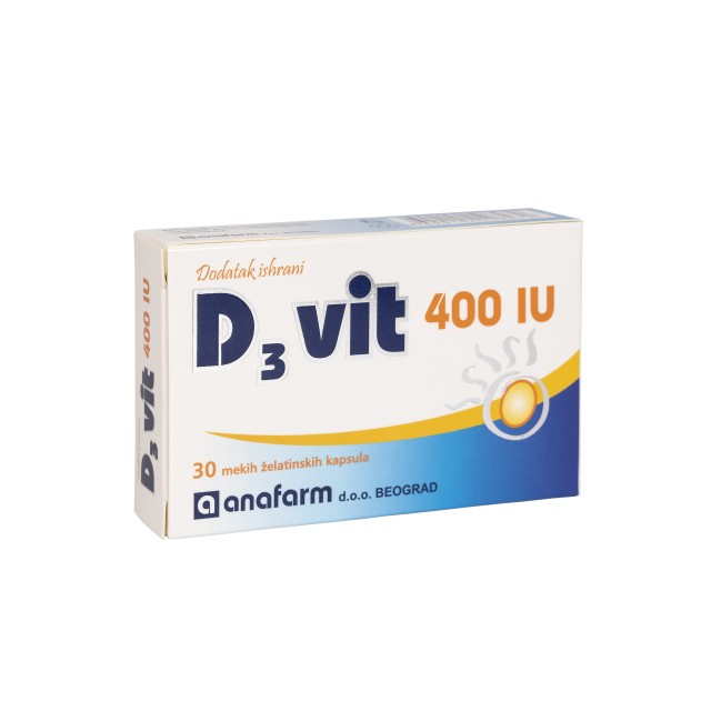 ANAFARM D3 VIT 400IU TABLETE