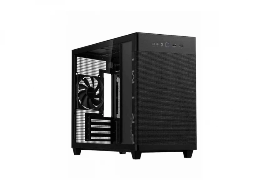 Kućište ASUS AP201 PRIME Tempered Glass Small Tower/Micro ATX/Mini ITX/bez napajanja/crna