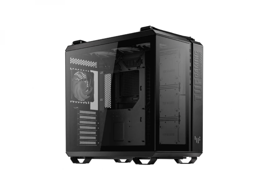 Kućište ASUS TUF GAMING GT502 PLUS TG ARGB Mid Tower/ATX/Micro ATX/Mini ITX/bez napajanja/crna