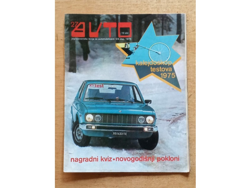 Auto - Broj 27 - 1975.g - Kalejdoskop Testova 1975 -