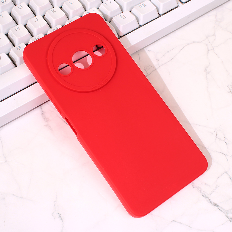 Maska(futrola) Silikon Pro Camera za Xiaomi Redmi A3 crvena