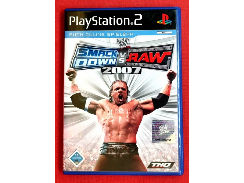 WWE Smack down vs RAW 2007 / PS2 Originalna Igra