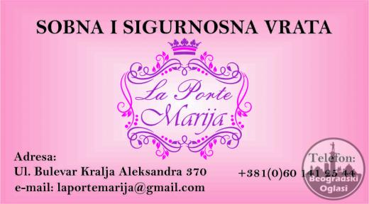 Prodaja sigurnosnih i sobnih vrata La porte Marija