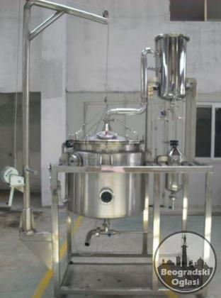 Linije za destilaciju eteričnih ulja od prohroma