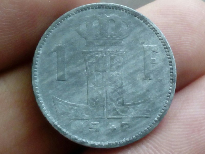 Belgija, 1 franak 1942