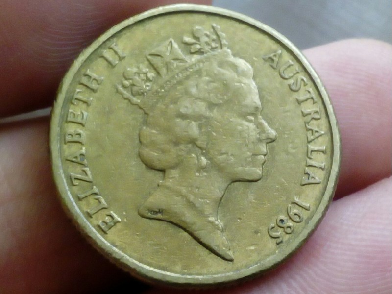 Australija, 1 dolar 1985