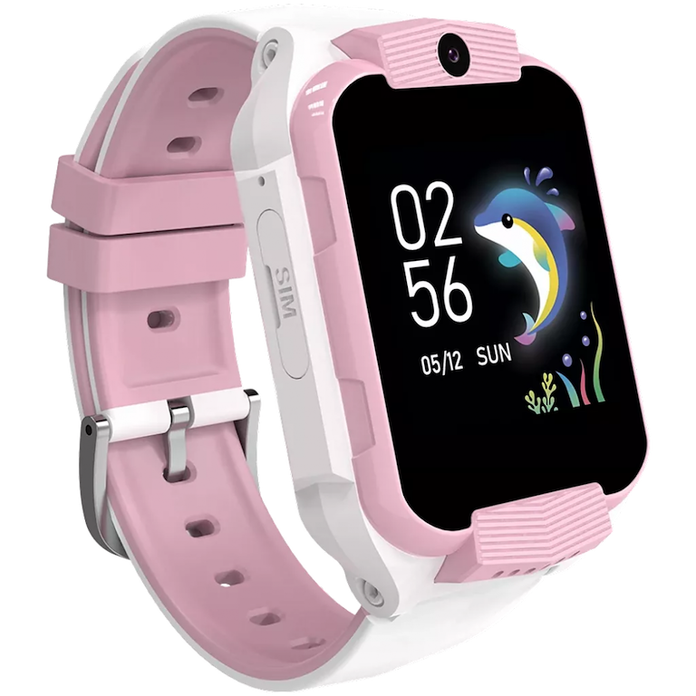 Smart watch CANYON Cindy KW-41, 1.69" IPS 240*280,ASR3603C, Nano SIM,GSM, LTE, 680mAh belo/pink