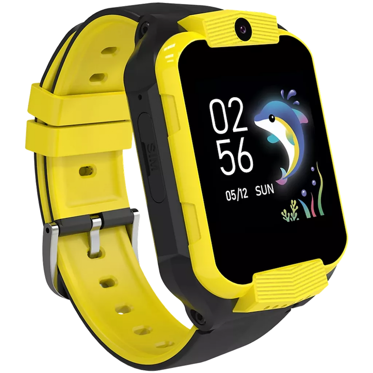 Smart watch CANYON Cindy KW-41, 1.69" IPS 240*280,ASR3603C, Nano SIM,GSM, LTE, 680mAh zuto/crni