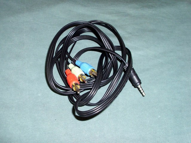 RGB component video cable 3.5 mm Jack