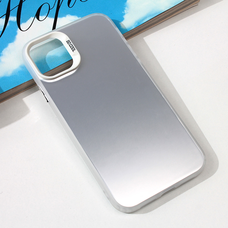 Torbica Clear za iPhone 11 6.1 srebrna