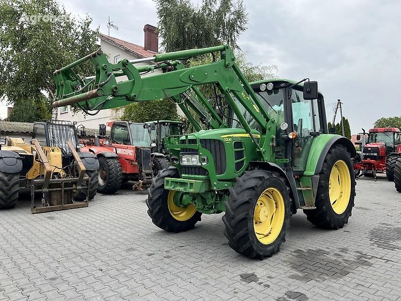 John Deere 6230 PREMIUM TLS + JOHN DEERE 653 traktor točkaš