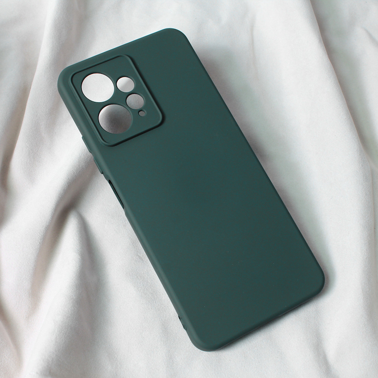 Torbica Teracell Soft Velvet za Xiaomi Redmi Note 12 4G ((EU) tamno zelena