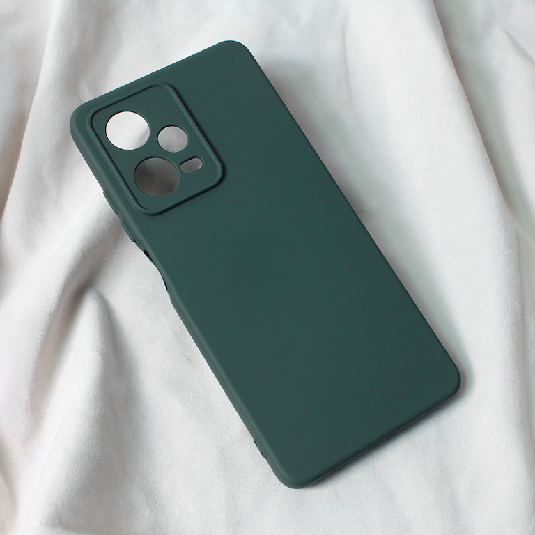 Torbica Teracell Soft Velvet za Xiaomi Redmi Note 12 Pro 5G (EU) tamno zelena