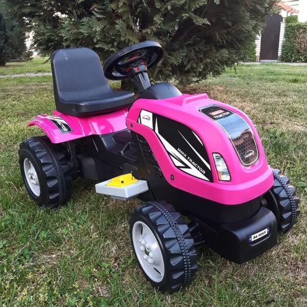 Traktor za decu MMX na akumulator – roze