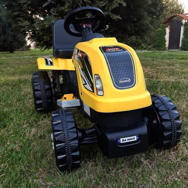 Traktor za decu MMX na akumulator – žuti