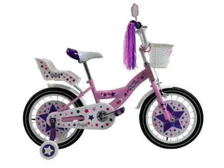 Dečiji bicikl Angell 16″ – roze, SM-16006