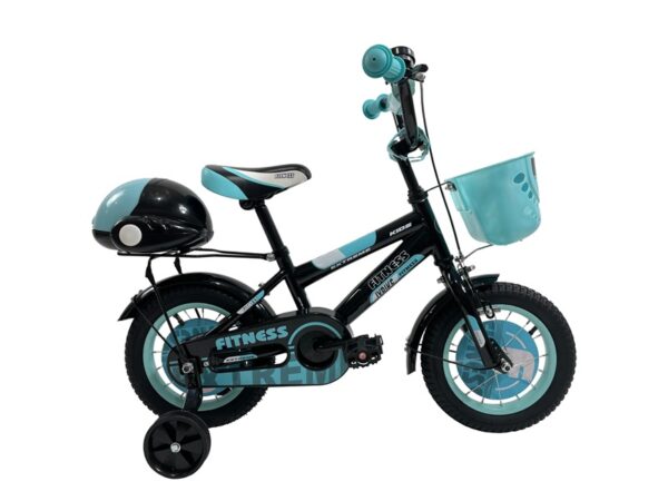 Dečiji bicikl Fitness 12″ – crno-plavi, SM-12105