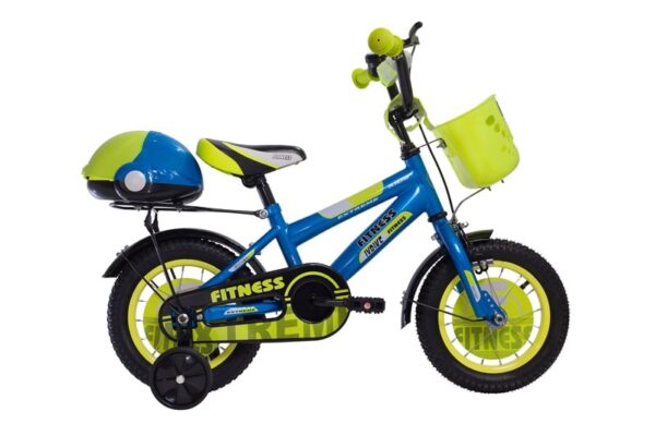 Dečiji bicikl Fitness 12″ – plavo-zeleni, SM-12106