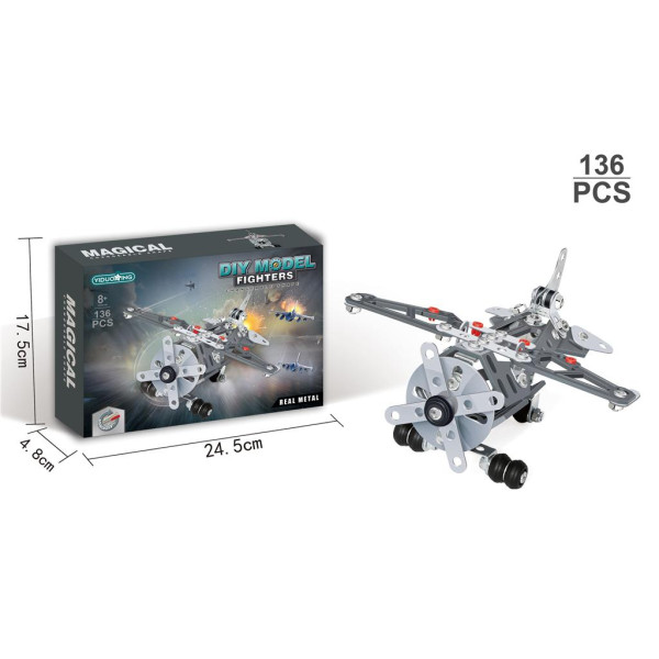 Igračka Konstruktor Avion 136pcs 292508