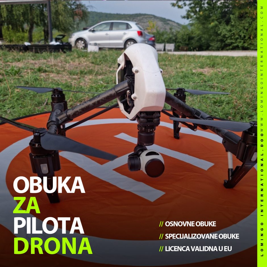 Obuke za pilota drona – škola za pilota drona