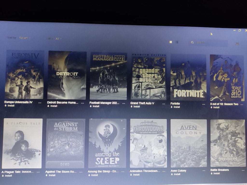 Epic Games nalog