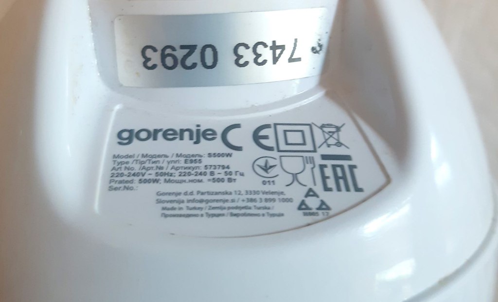 Gorenje – Seckalica 500W, kao nova !