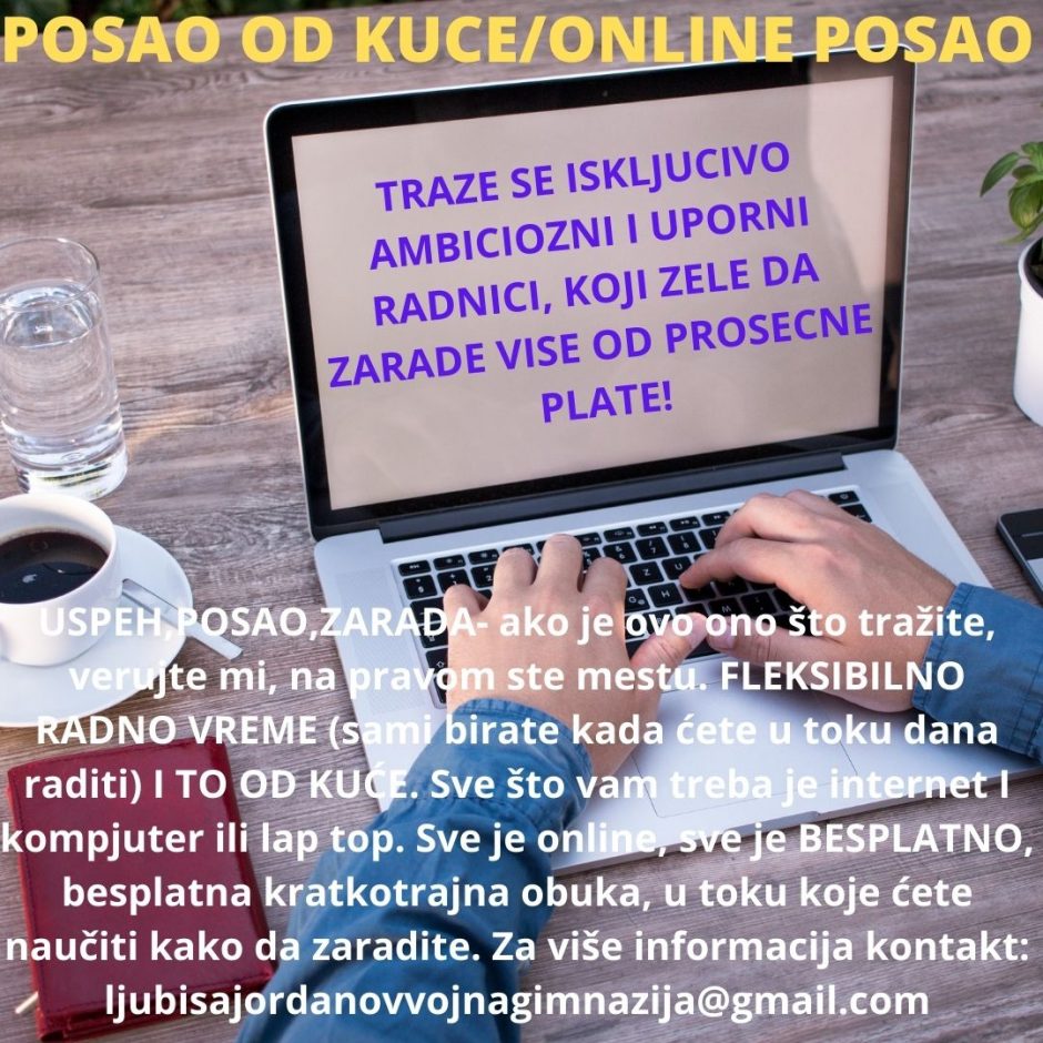 POSAO OD KUCE, ONLINE POSAO