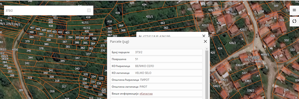 Vocnjak 1.klase Veliko selo 55m2