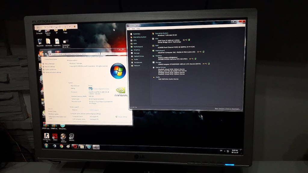 Kompjuter i5 + monitor/tast./mis