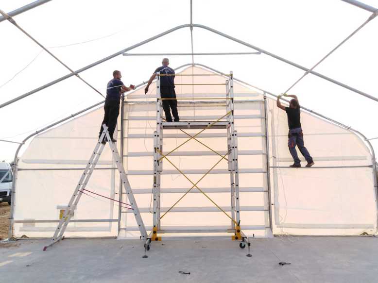 Montažne hale – skladišni šator  9.15x12m 110m2